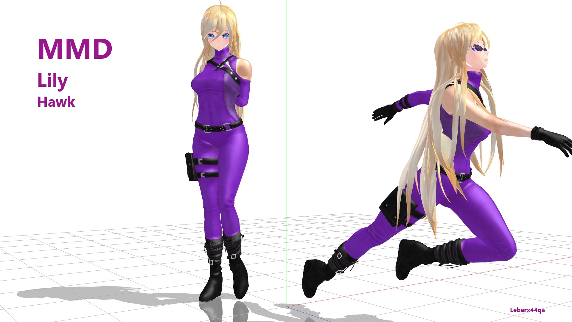 (MMD)Lily_Hawk by Leberx44qa on DeviantArt