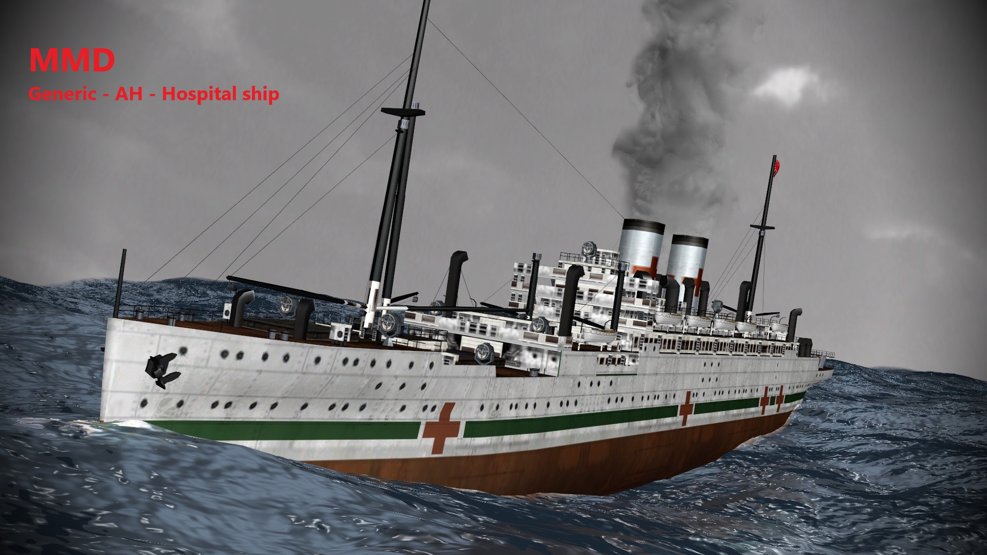 (MMD)generic_hospital_ship by Leberx44qa on DeviantArt