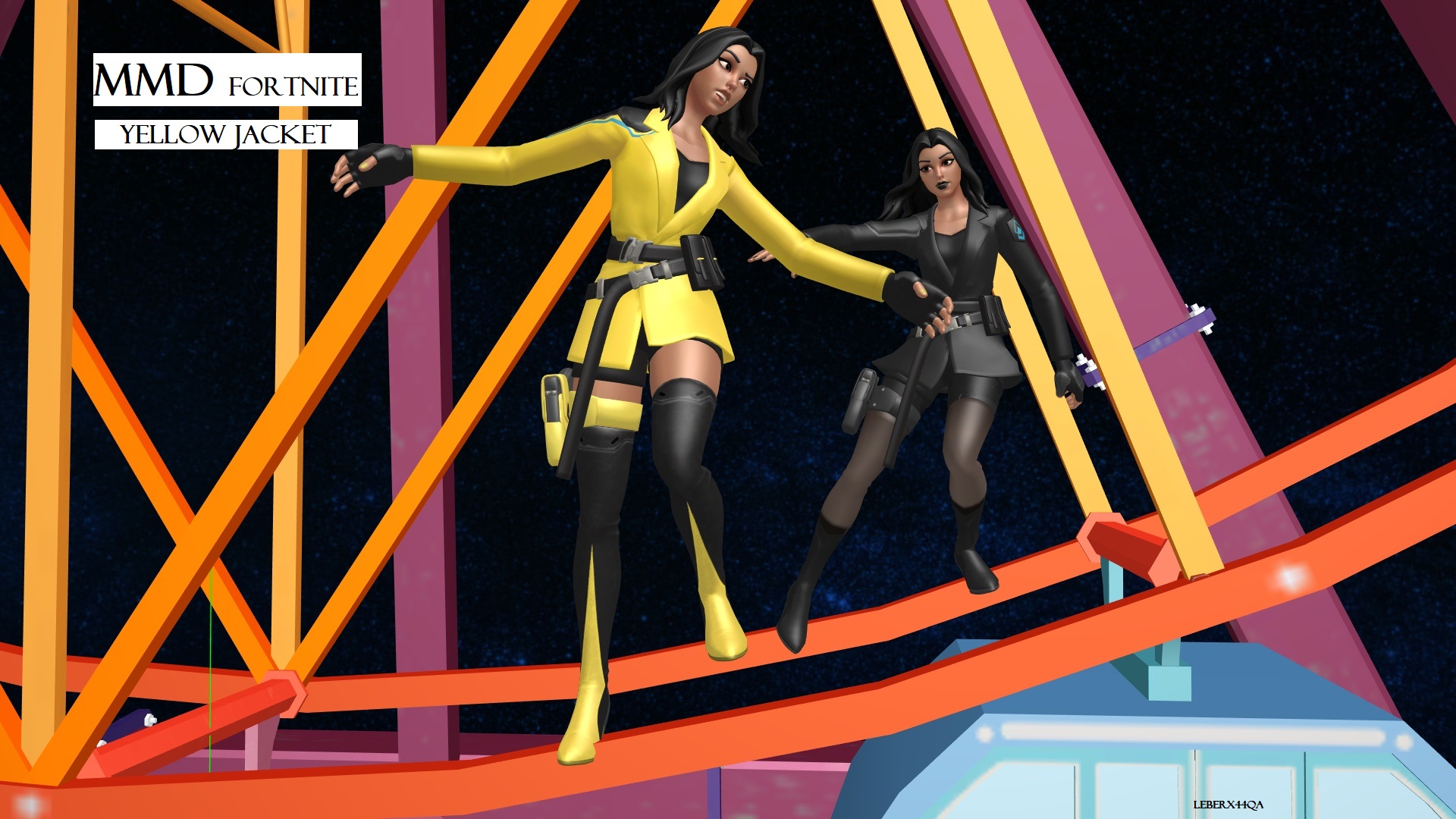 (MMD)Fortnite - Yellow Jacket by Leberx44qa on DeviantArt