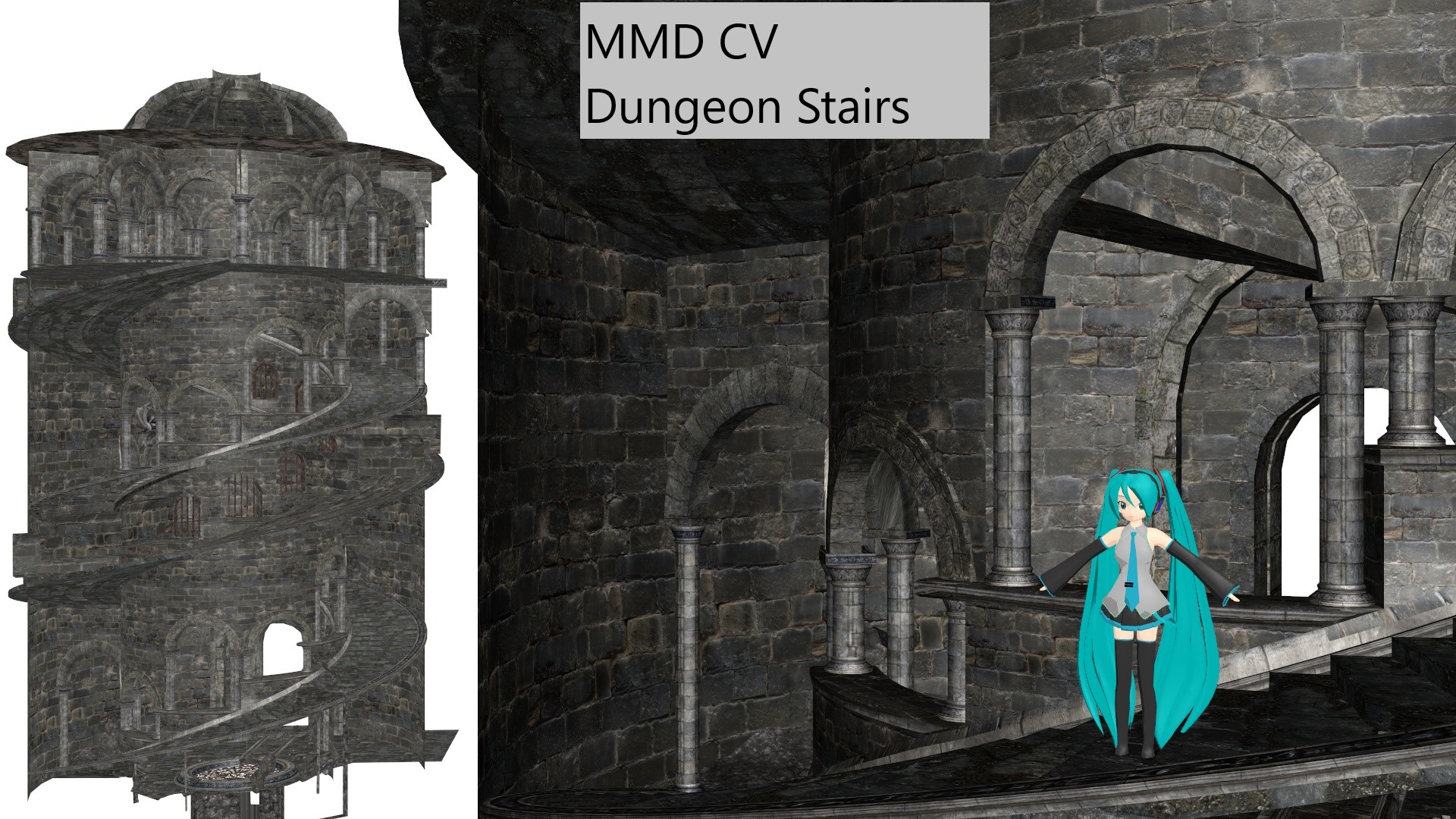 (MMD)Dungeon-Stairs by Leberx44qa on DeviantArt