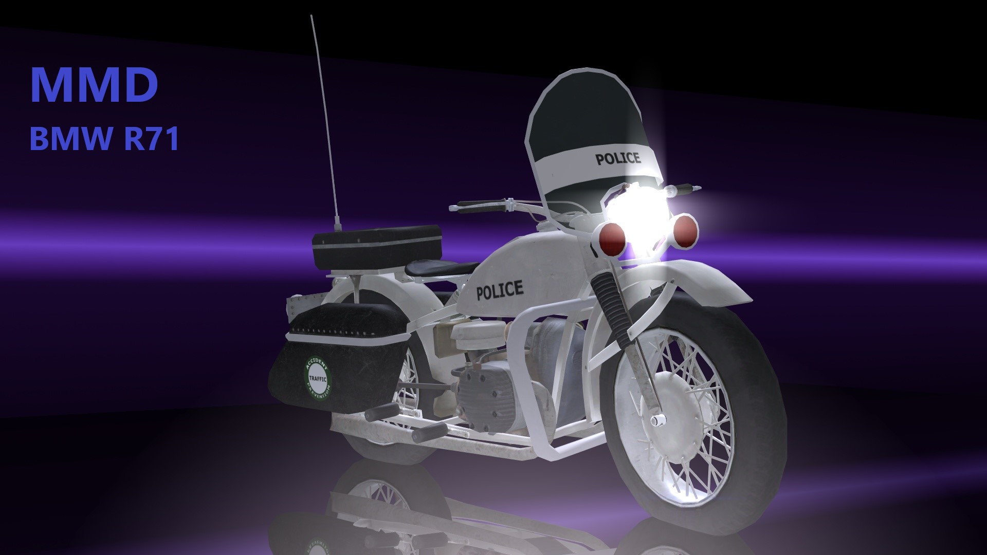 (MMD) BMW R71 police version by Leberx44qa on DeviantArt