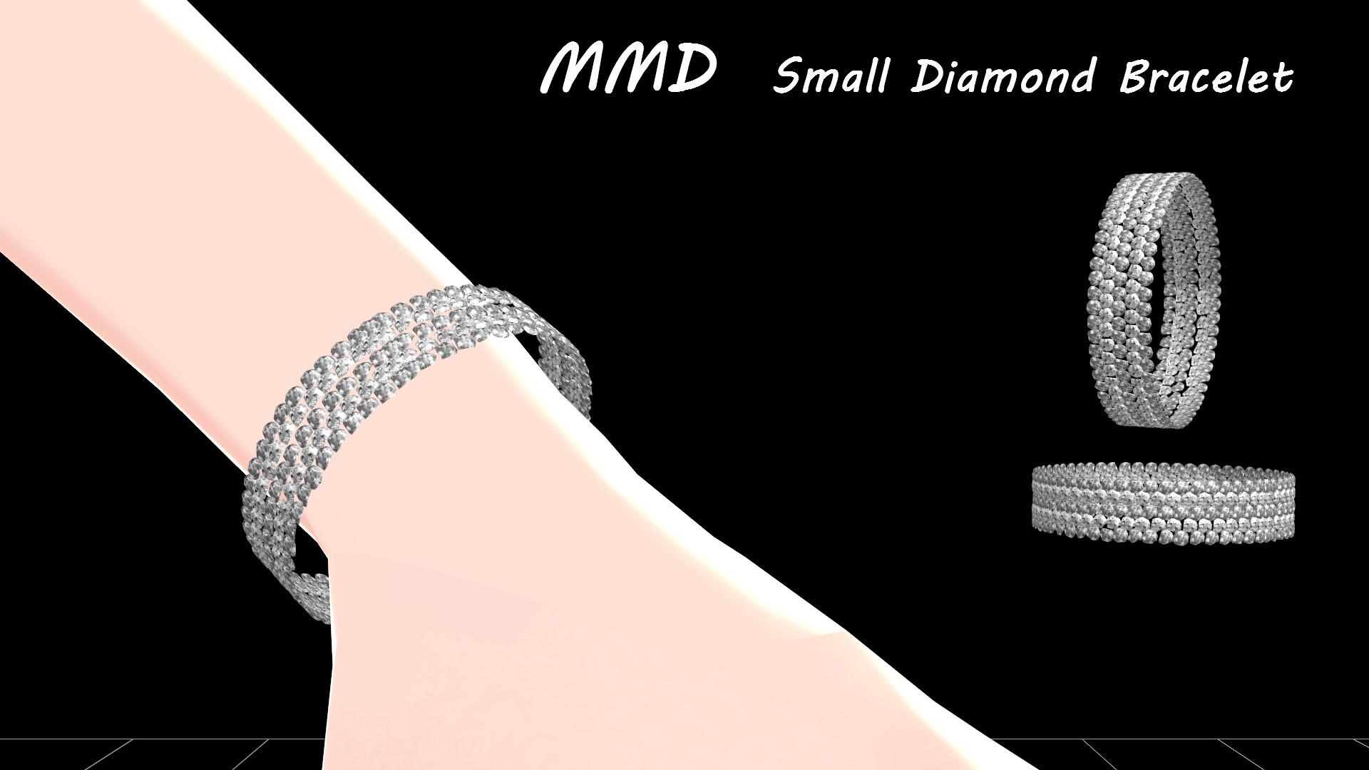 (MMD)Small Diamond Bracelet by Leberx44qa on DeviantArt
