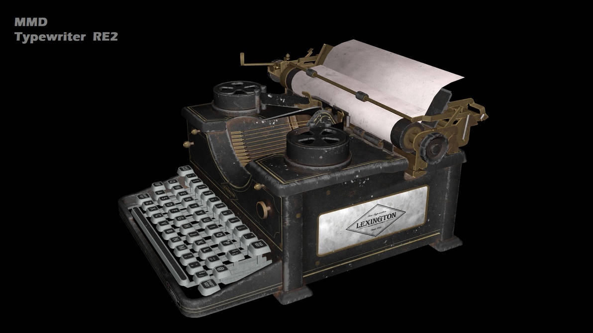 (MMD)Typewriter by Leberx44qa on DeviantArt