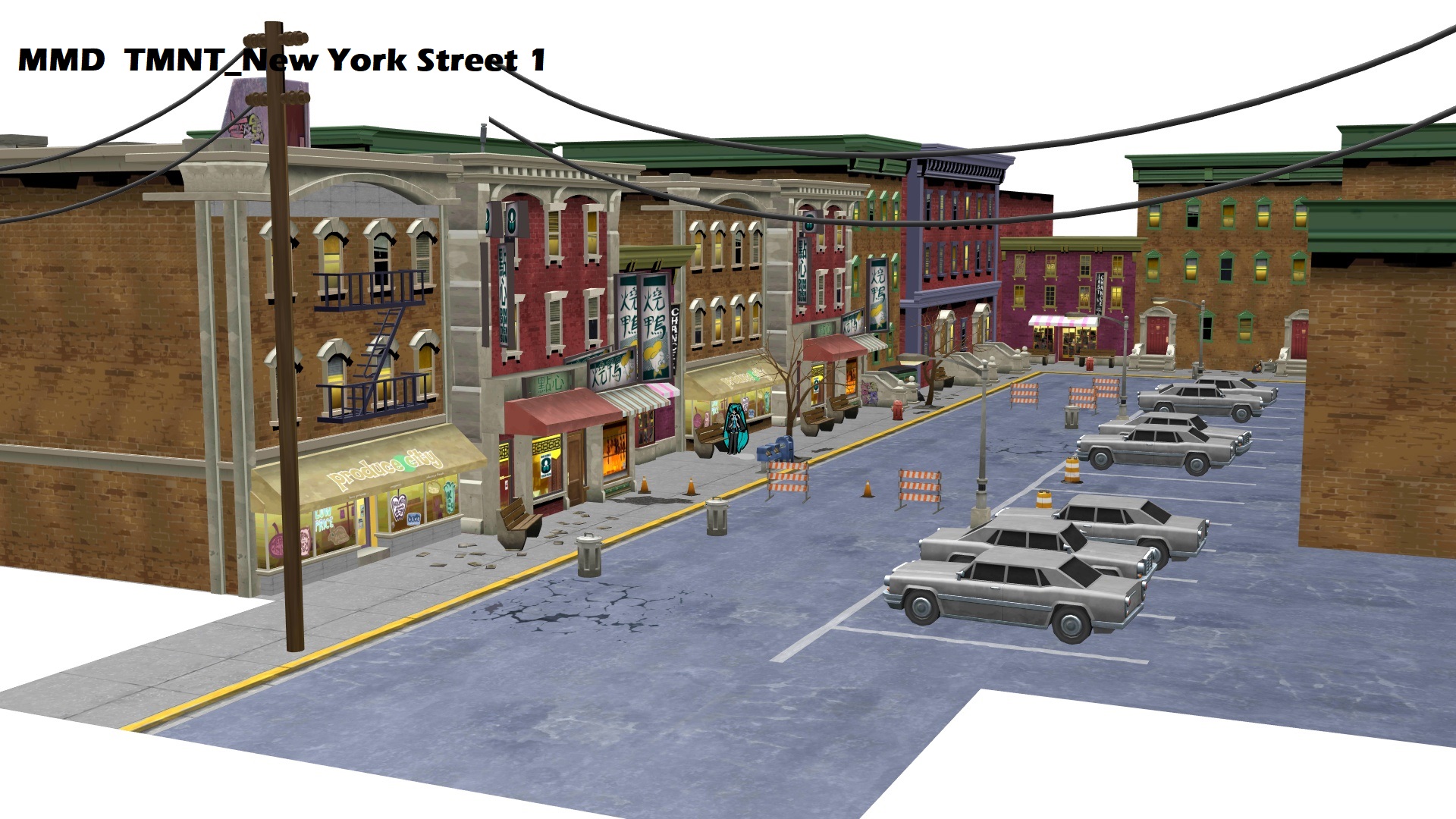 (MMD)TMNT_New York Street by Leberx44qa on DeviantArt