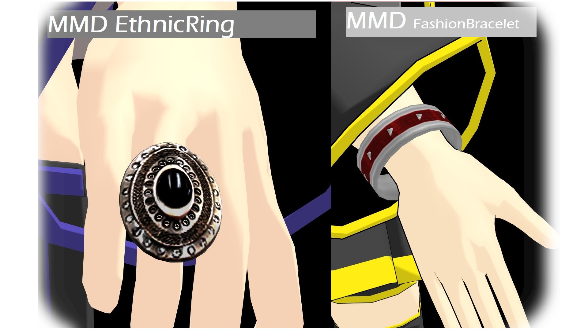 (MMD)EthnicRing and FashionBracelet by Leberx44qa on DeviantArt