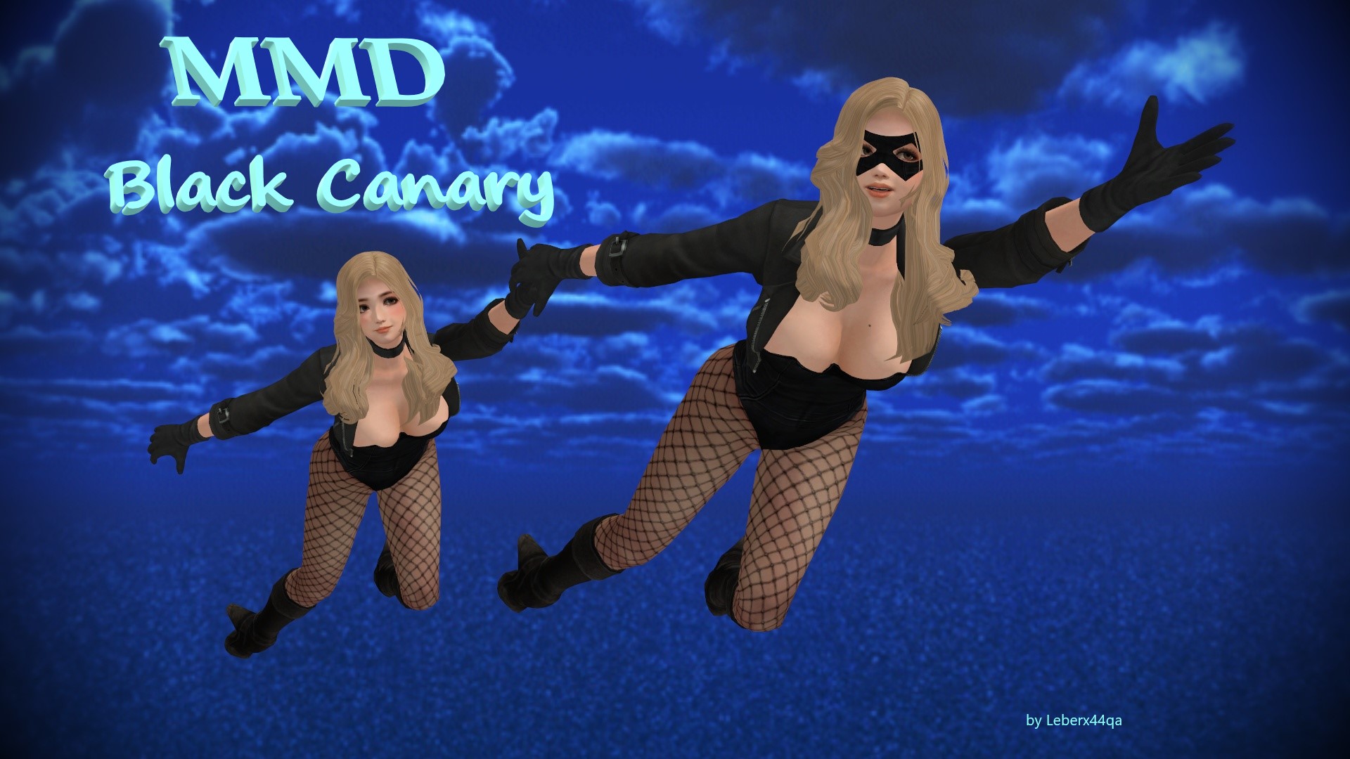 (MMD)BlackCanary(updated) by Leberx44qa on DeviantArt