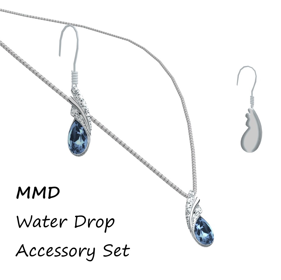 (MMD)Water Drop Accessory Set by Leberx44qa on DeviantArt