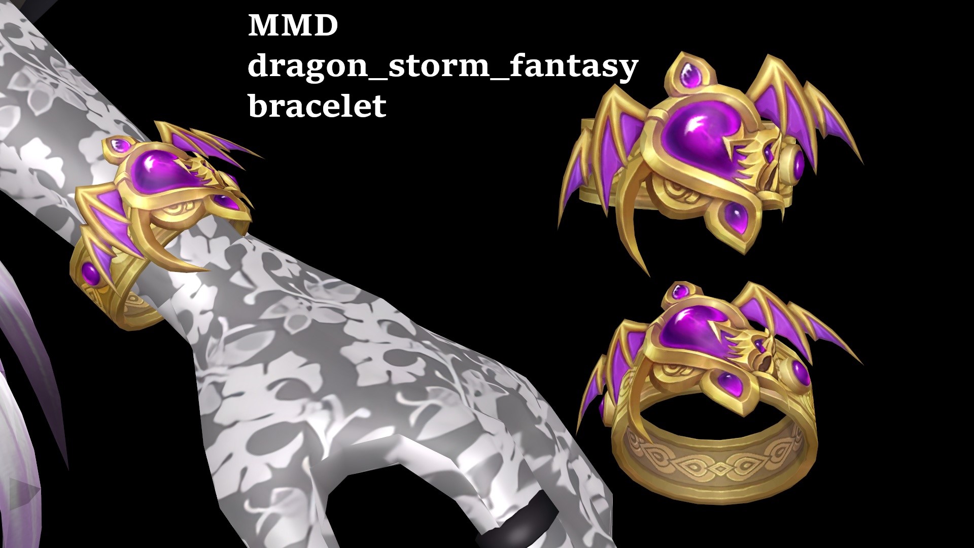 (MMD)dragon_storm_fantasy_bracelet by Leberx44qa on DeviantArt
