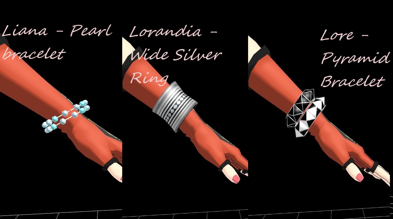 (MMD)Bracelet Set5 by Leberx44qa on DeviantArt