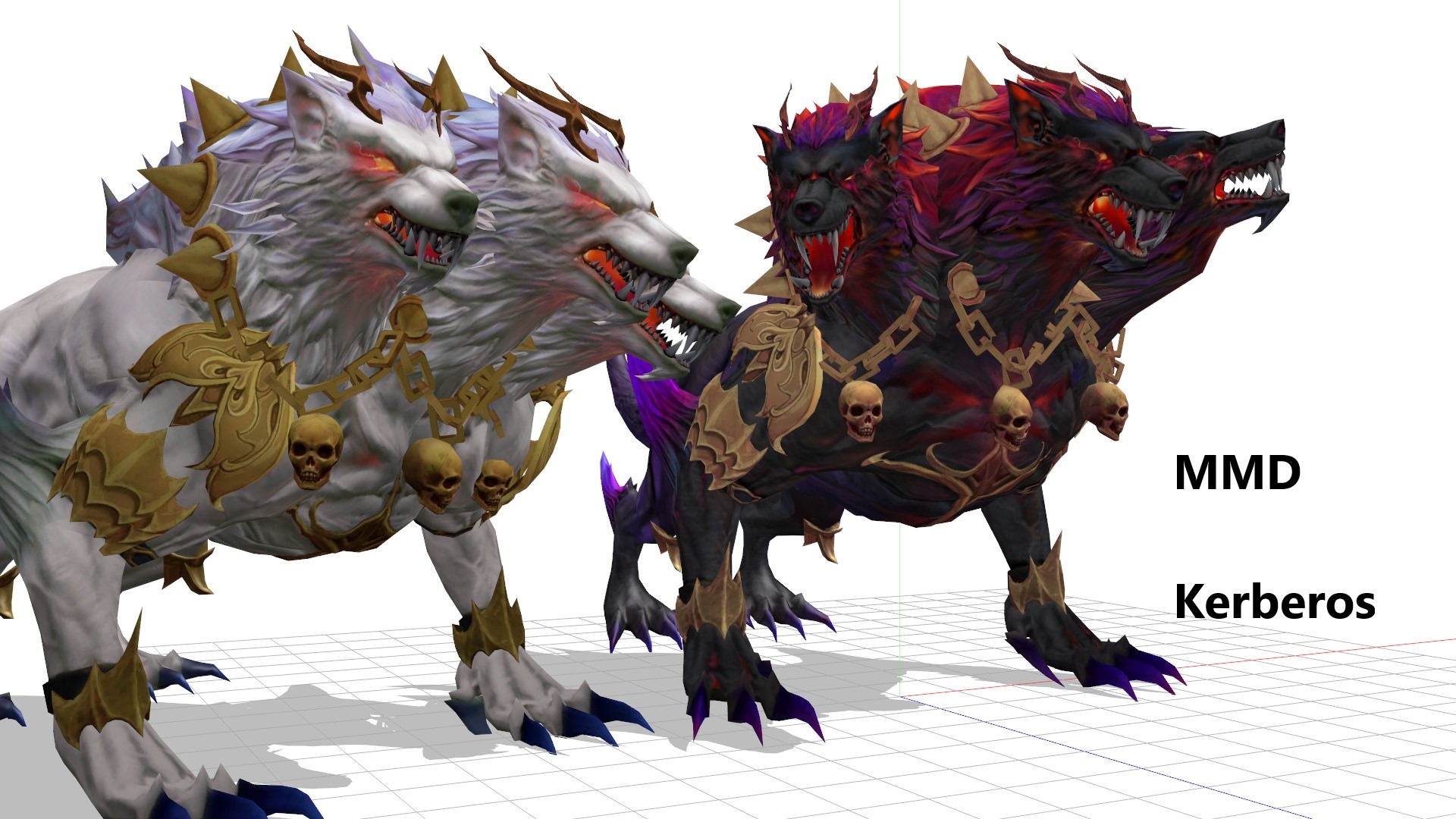 (MMD)Kerberos by Leberx44qa on DeviantArt