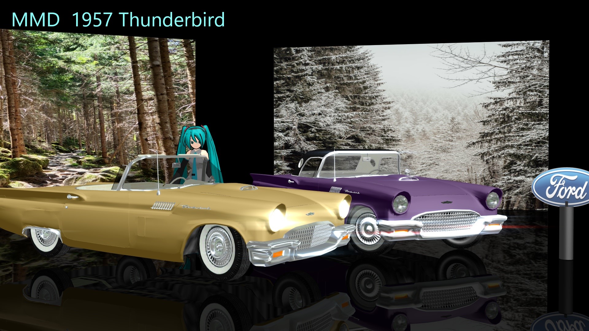 (MMD)Ford Thunderbird by Leberx44qa on DeviantArt