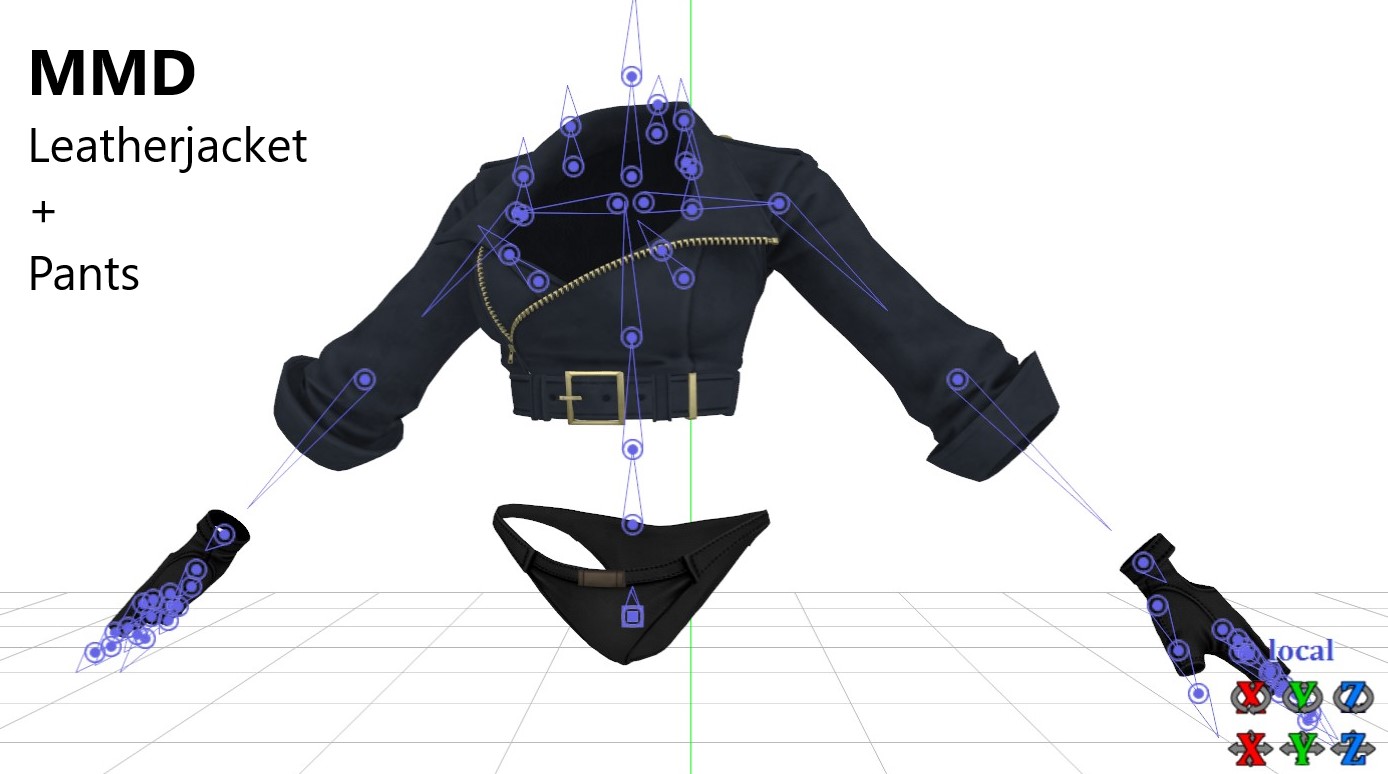(MMD)Leatherjacket and pants by Leberx44qa on DeviantArt