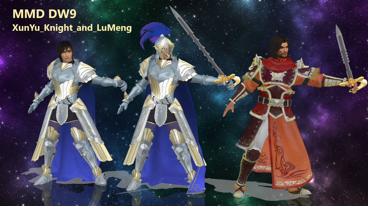 (MMD)DW9_LuMeng_and_XunYu_Knight by Leberx44qa on DeviantArt