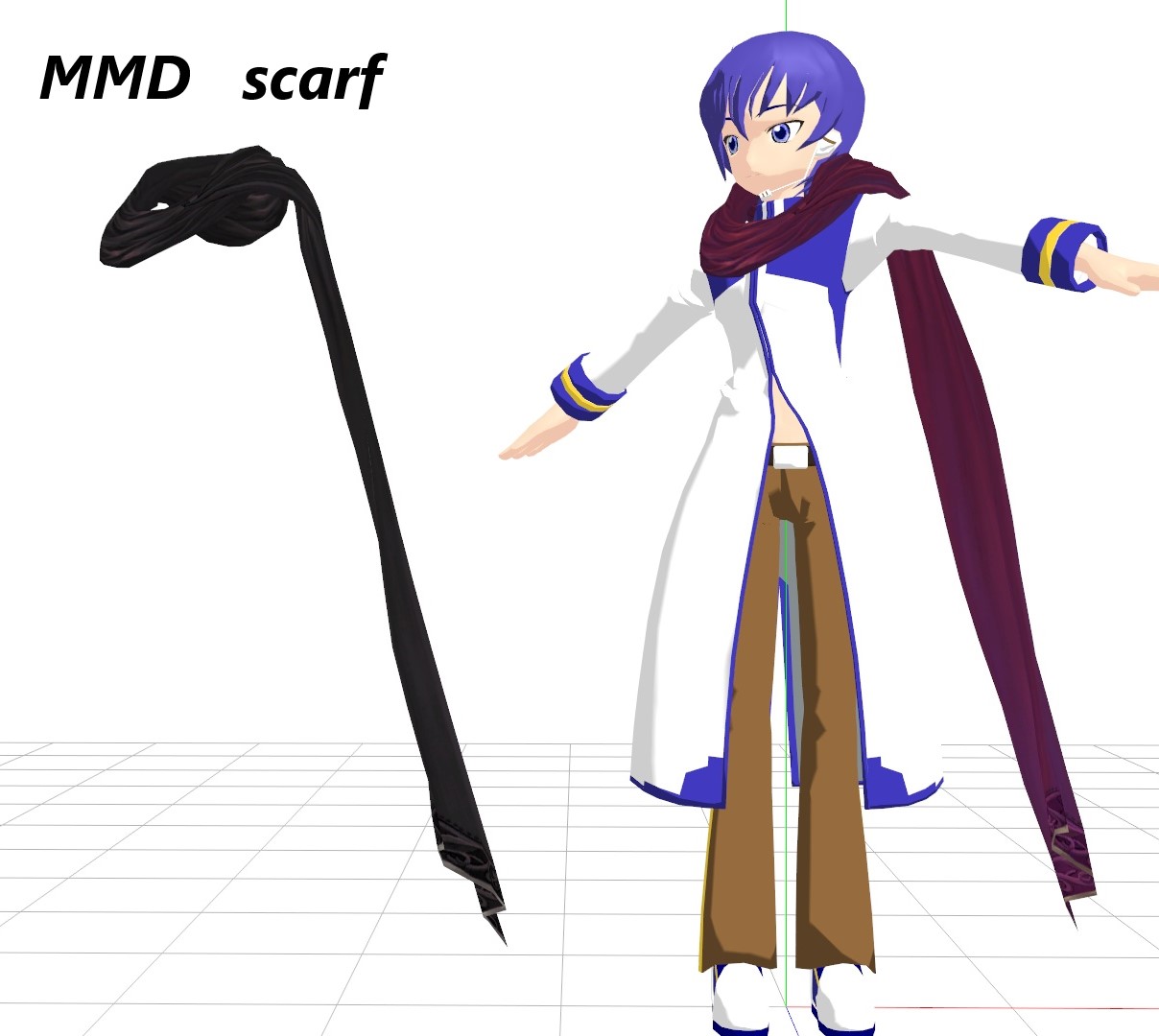 (MMD)scarf by Leberx44qa on DeviantArt