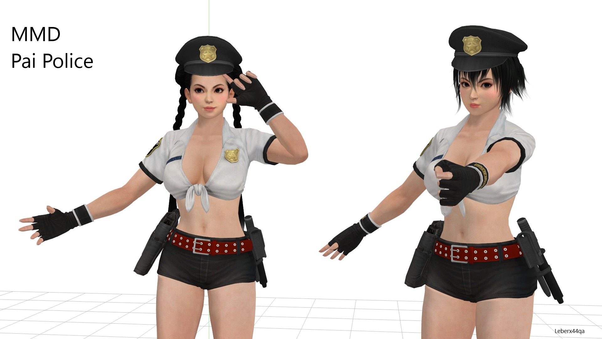 (MMD)doa5_pai_police by Leberx44qa on DeviantArt