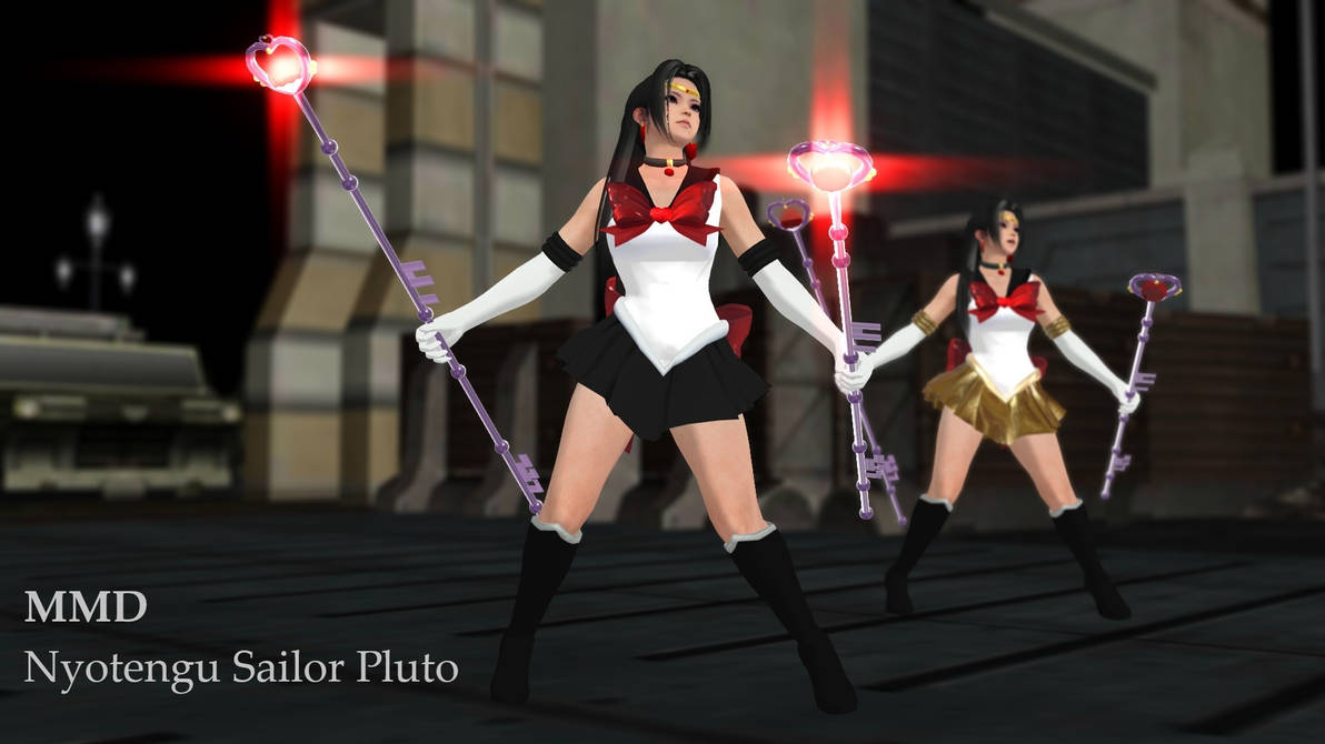 (MMD)Nyotengu Sailor Pluto by Leberx44qa on DeviantArt