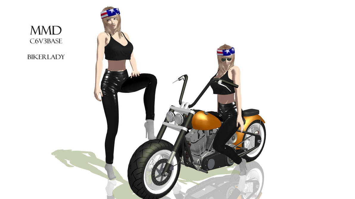 (MMD)c6v3Base - Bikerlady by Leberx44qa on DeviantArt