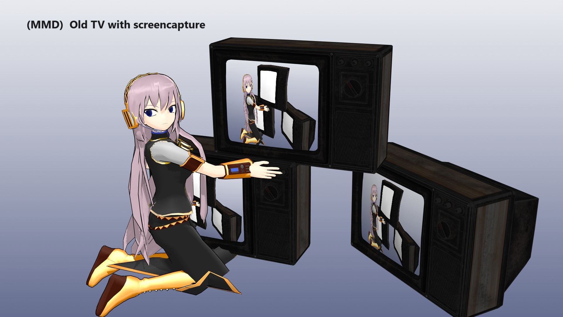 (MMD)Old TV with screencapture by Leberx44qa on DeviantArt