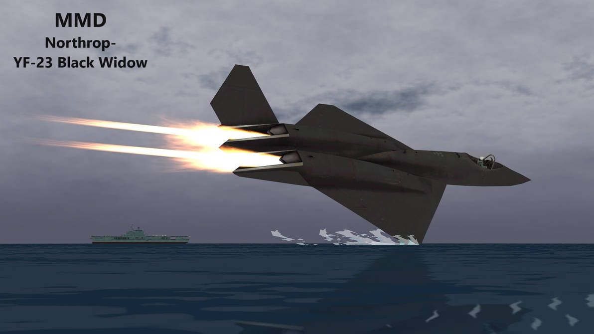 (MMD) Northrop- YF-23 Black Widow by Leberx44qa on DeviantArt