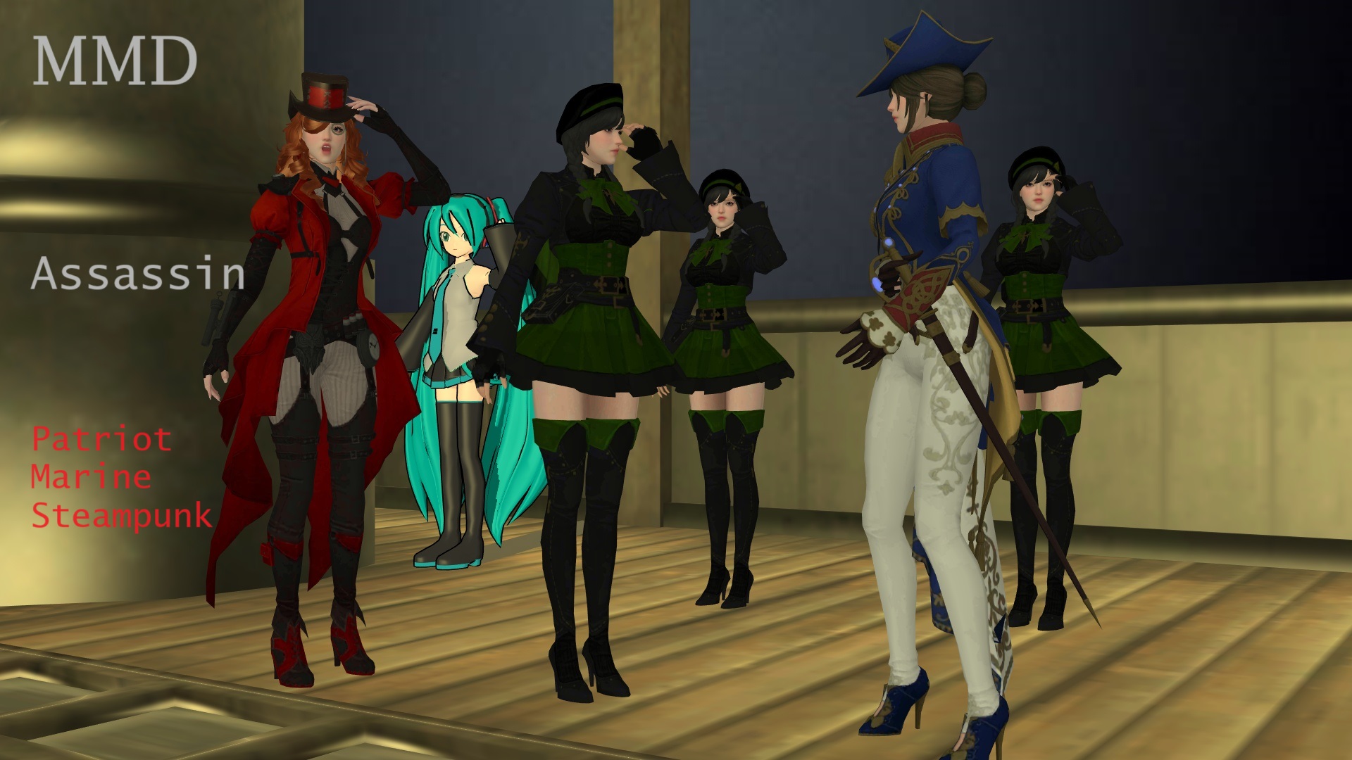 (MMD)Assassin_Patriot_Marine_Steampunk by Leberx44qa on DeviantArt