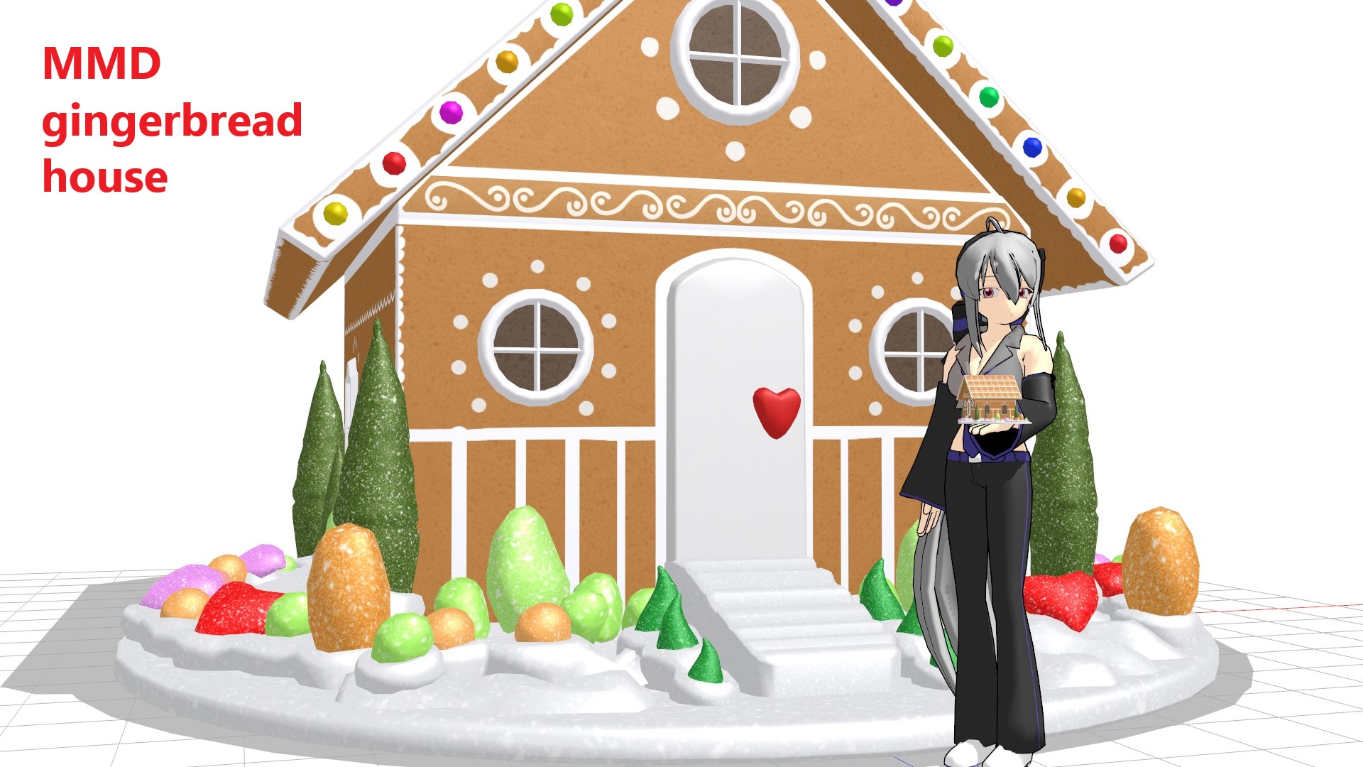 (MMD)gingerbread house by Leberx44qa on DeviantArt
