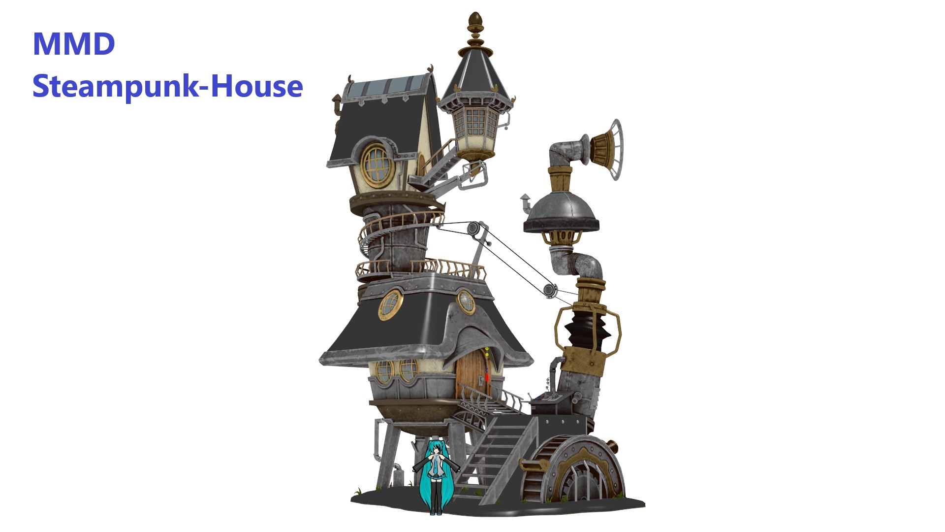 (MMD)Steampunk-House by Leberx44qa on DeviantArt