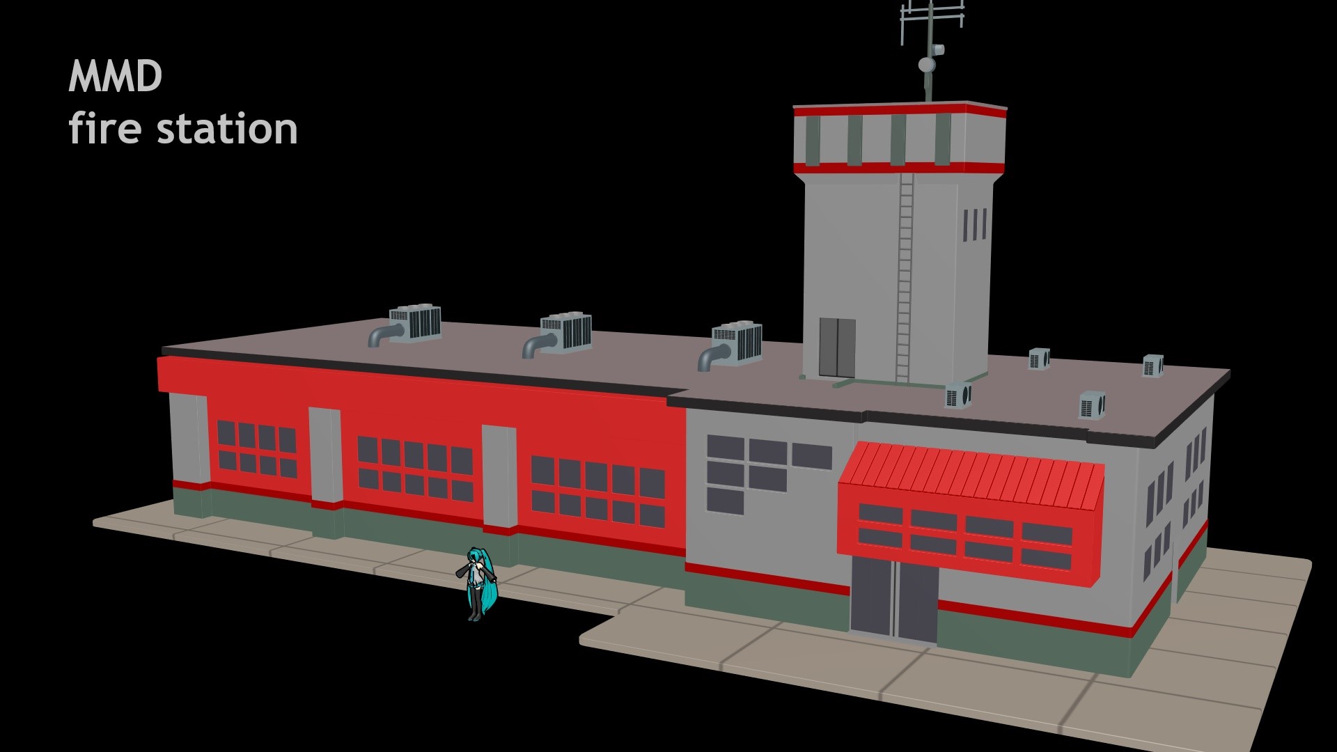(MMD)fire station by Leberx44qa on DeviantArt