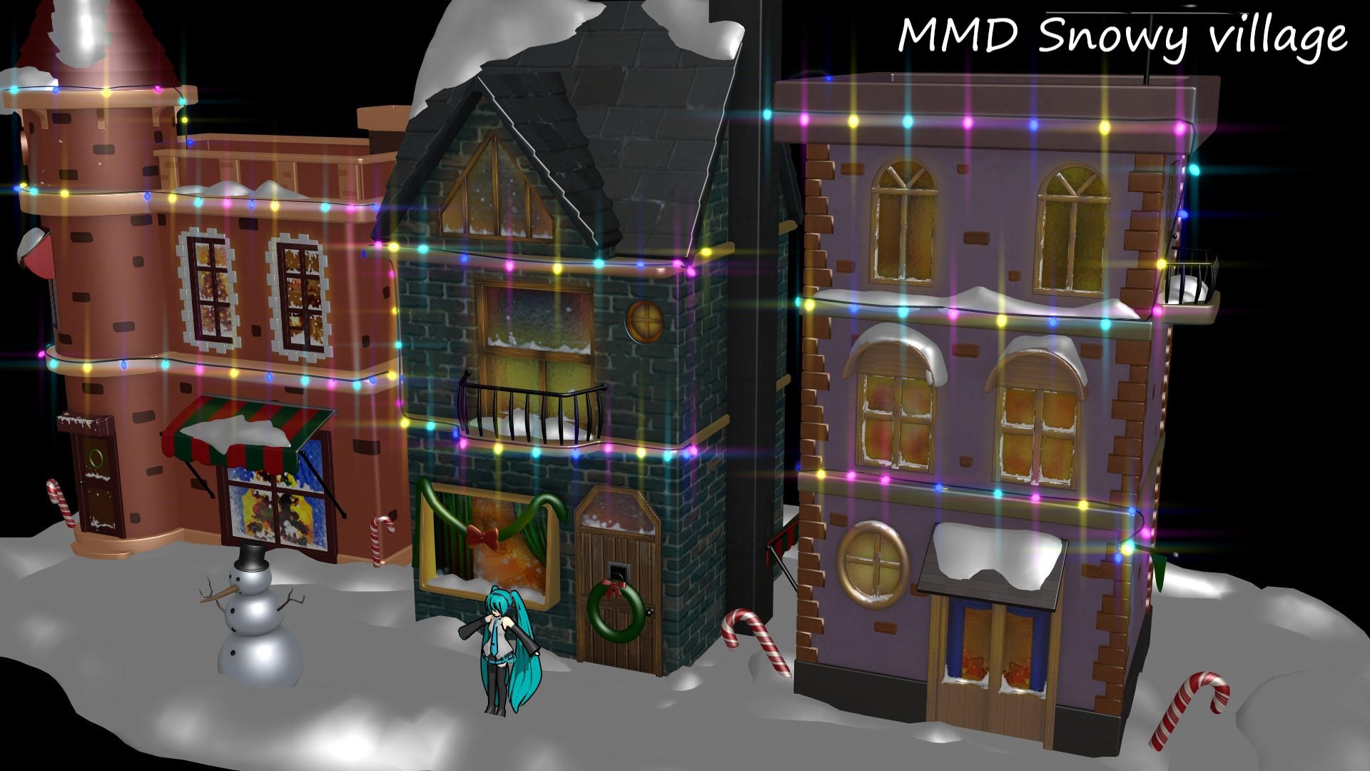 (MMD)Snowy village by Leberx44qa on DeviantArt