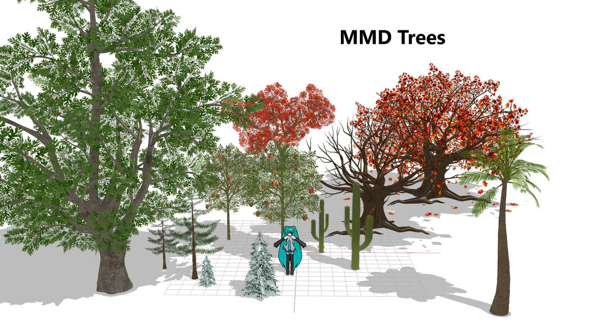 (MMD)Trees by Leberx44qa on DeviantArt