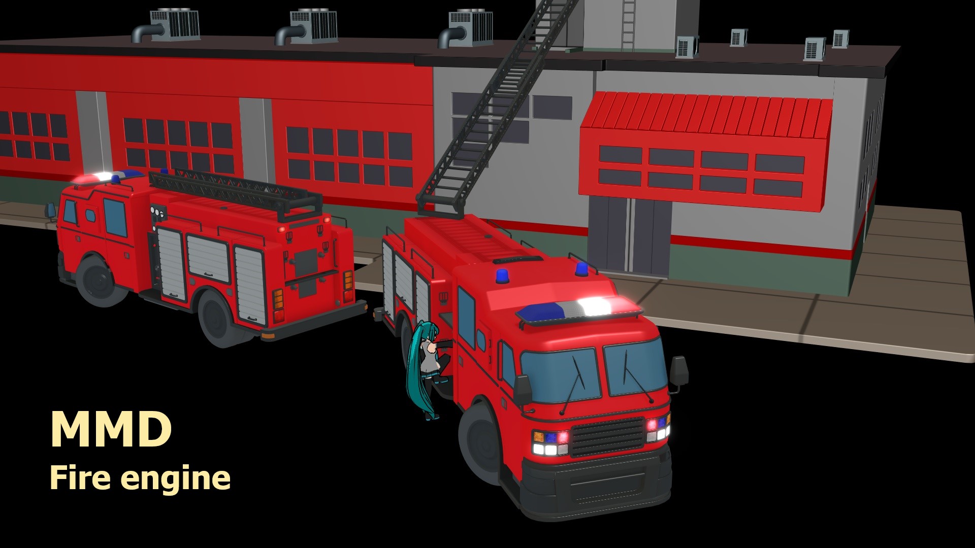 (MMD)Fire engine by Leberx44qa on DeviantArt