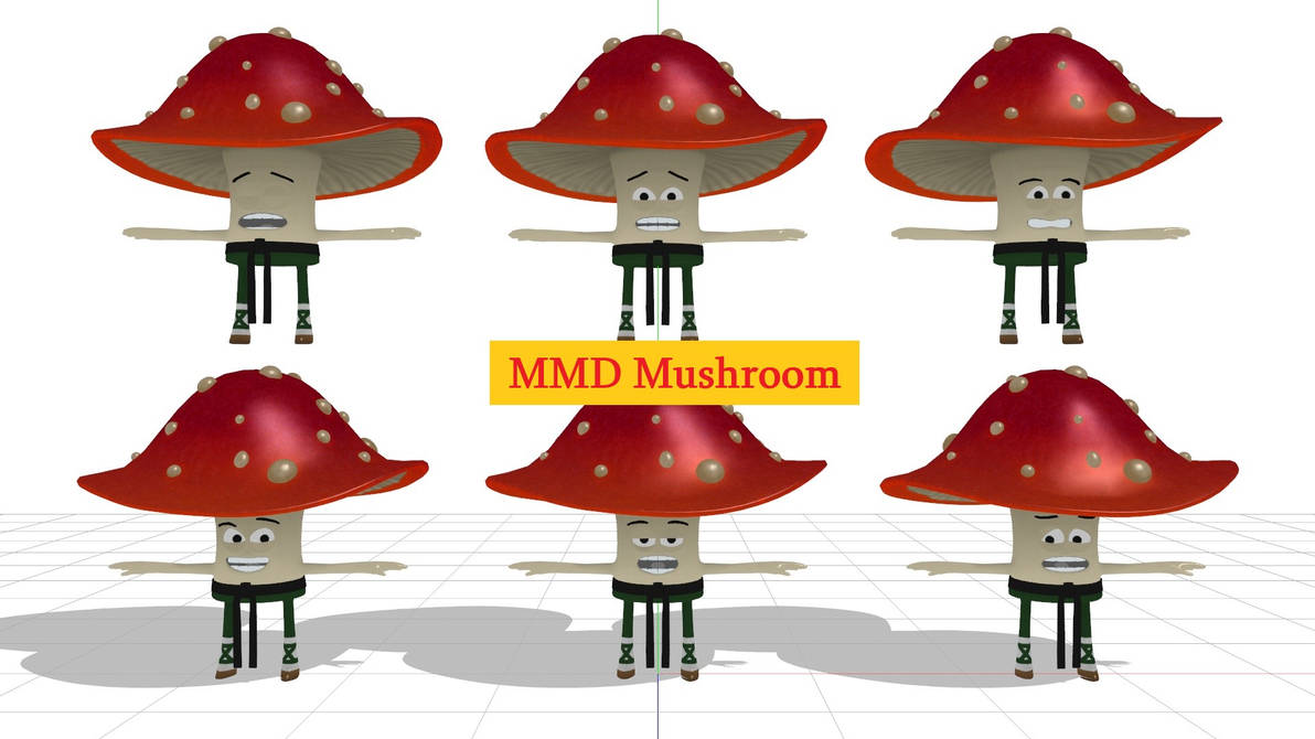 (MMD)Mushroom by Leberx44qa on DeviantArt