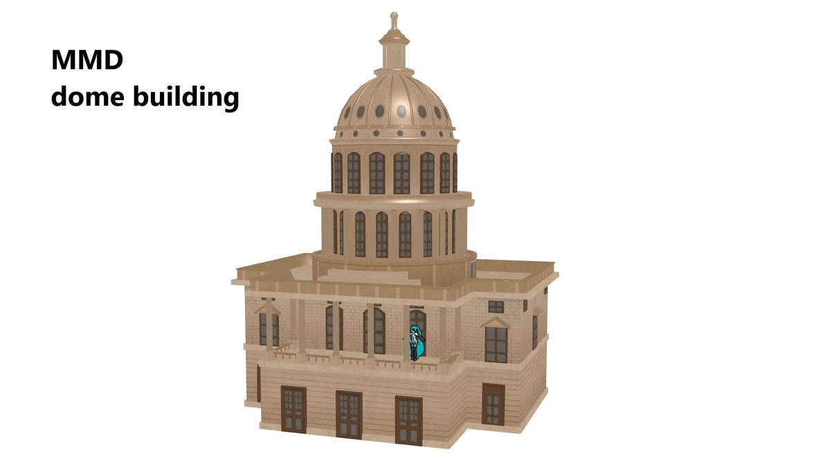 (MMD)Dome building by Leberx44qa on DeviantArt