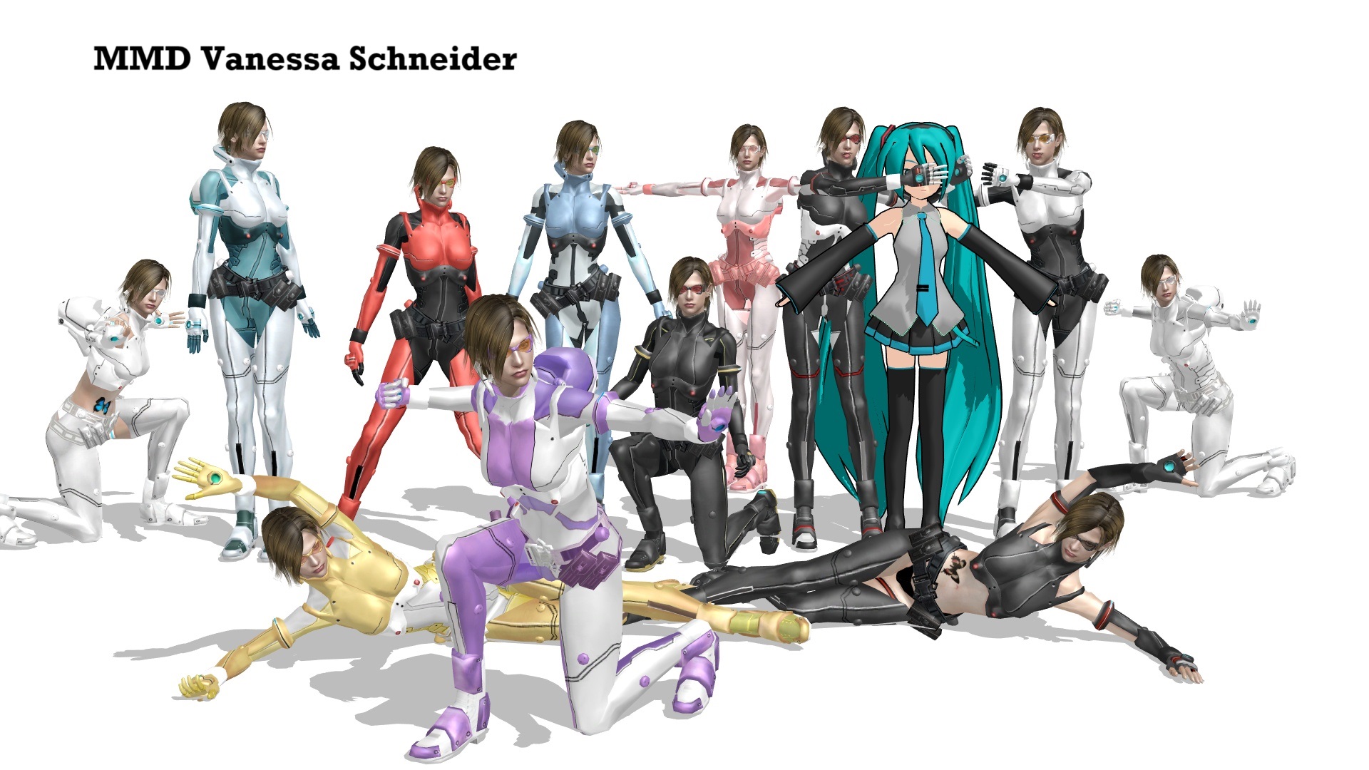 (MMD) P.N.03 Vanessa Schneider by Leberx44qa on DeviantArt