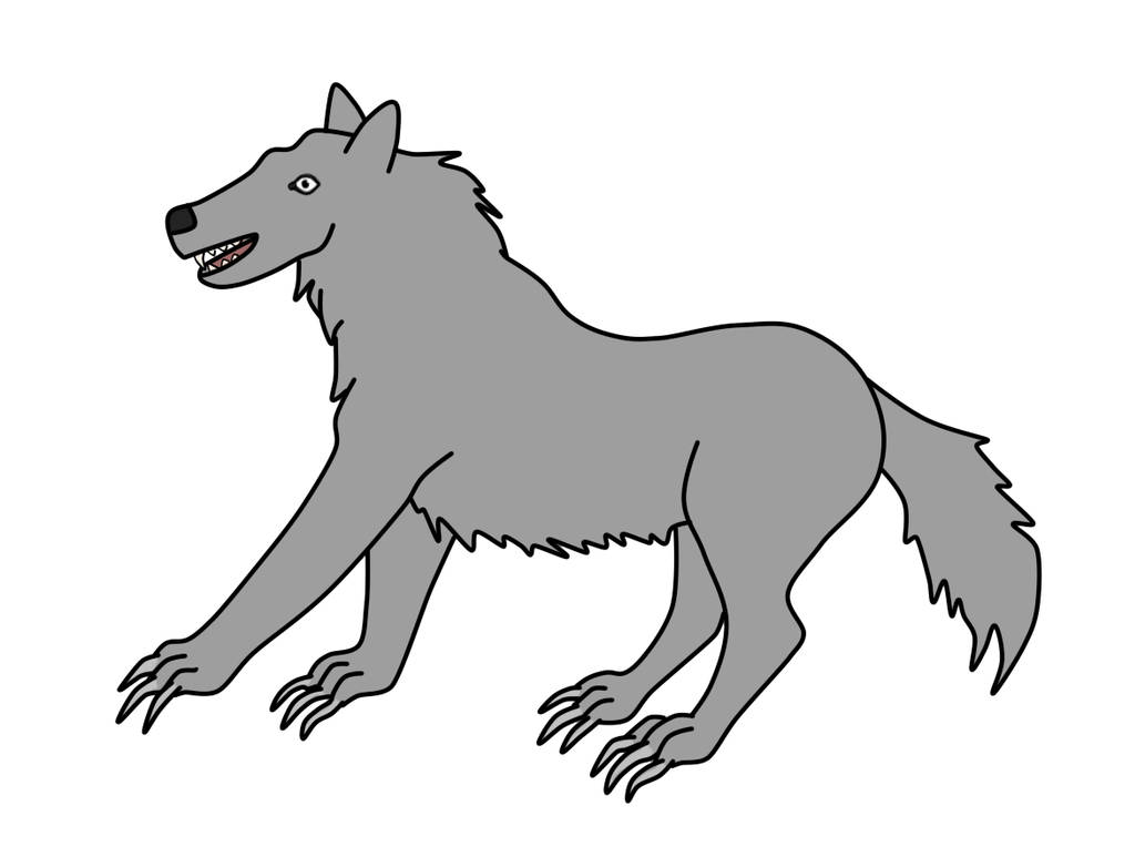 Faoladh Basic Lineart by Wolfy172 on DeviantArt