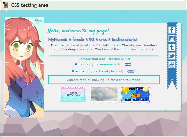Custom box: devID with a ribbon (CSS) by UszatyArbuz on DeviantArt