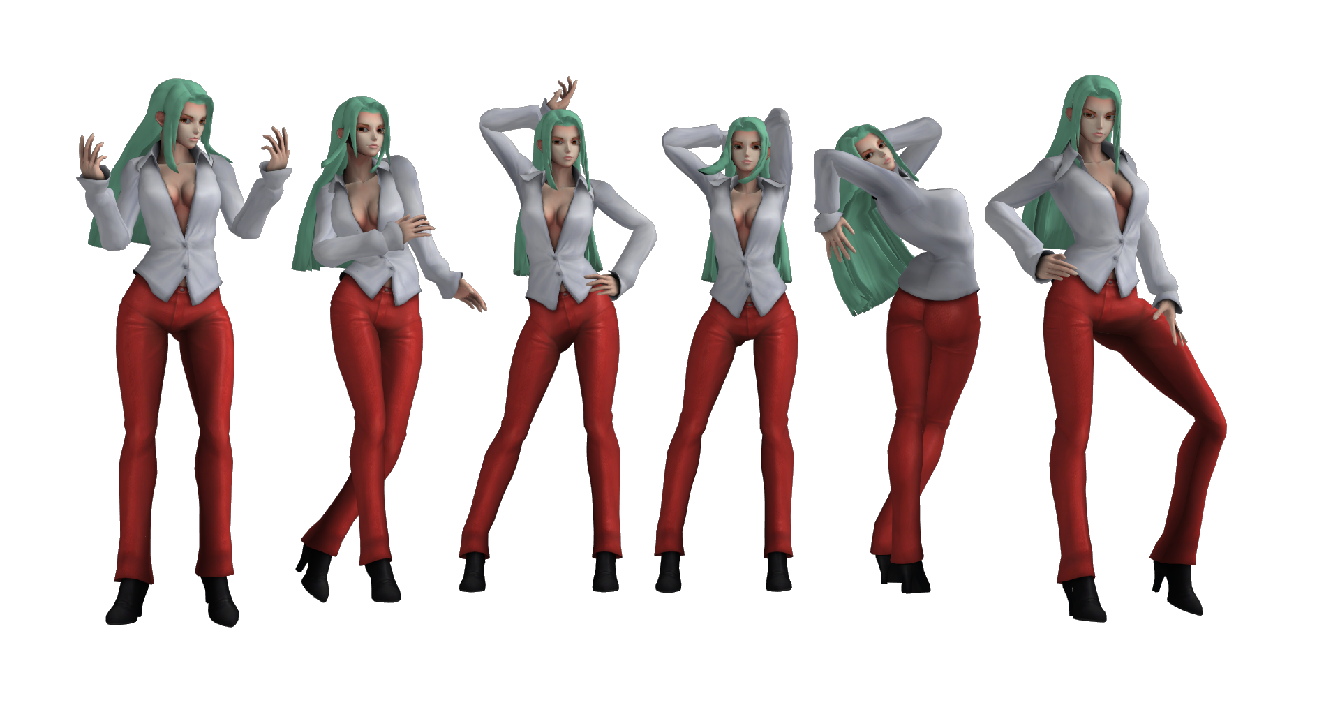 Morrigan poses by SpritesGalore on DeviantArt