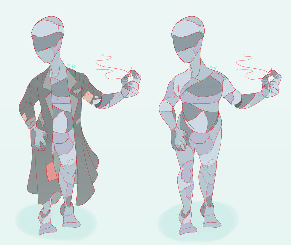 Sewn by Drawingsomepie on DeviantArt