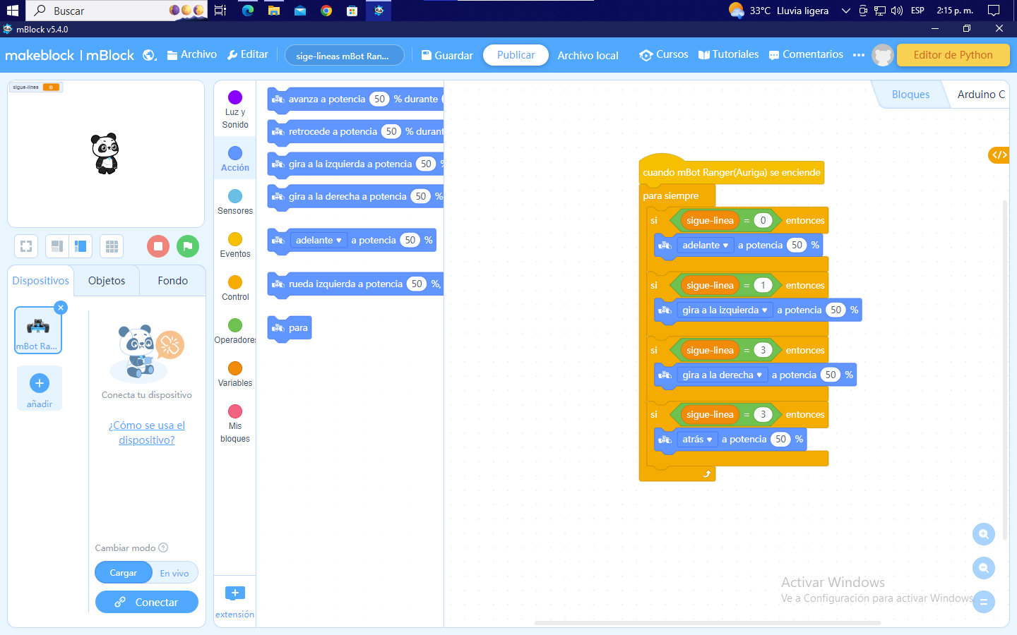 sige-lineas mBot Ranger by 3JY8HUL5W489G on DeviantArt
