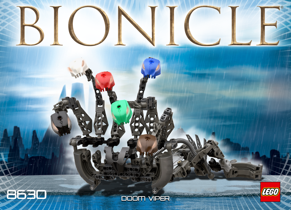 Bionicle Rahi Beast Doom Viper Instructions by Haebels on DeviantArt