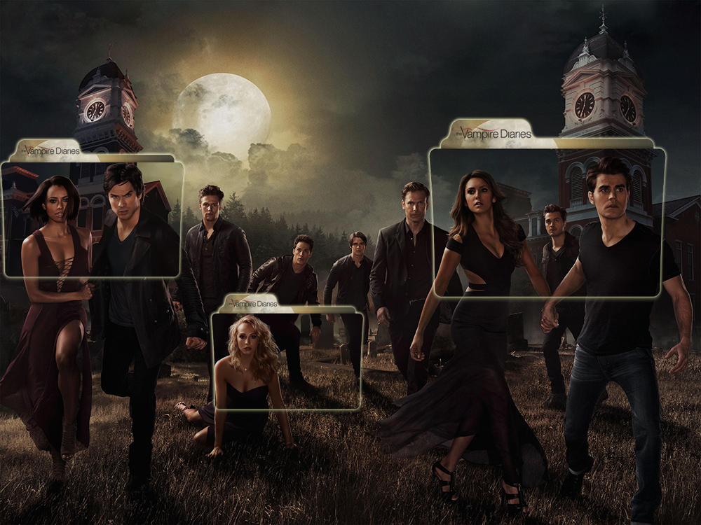 The Vampire Diaries (2009) folder icon by judeclapton on DeviantArt