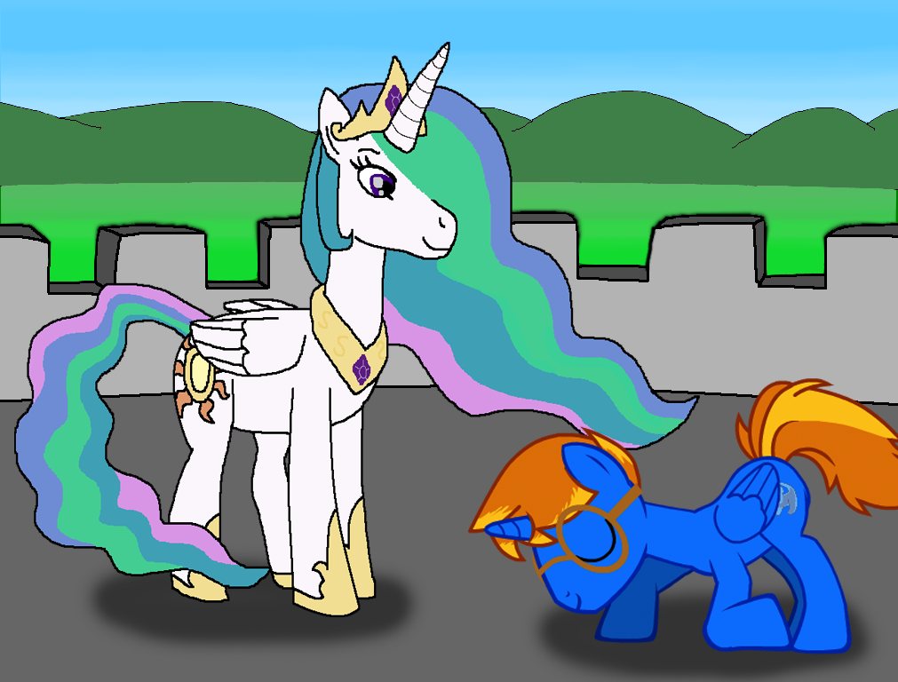 All Hail Princess Celestia by kylgrv on DeviantArt