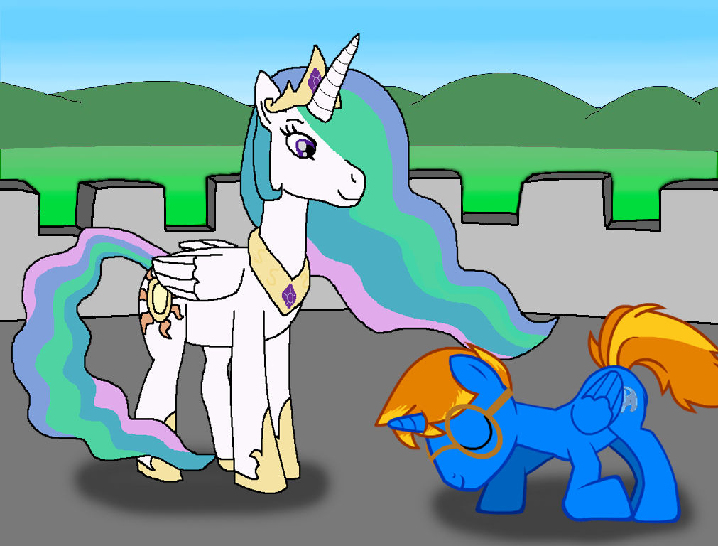 All Hail Princess Celestia by kylgrv on DeviantArt