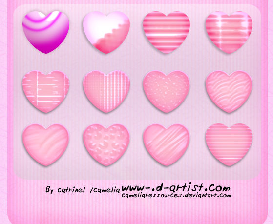 Pink photoshop layer styles 6 by cameliaRessources on DeviantArt