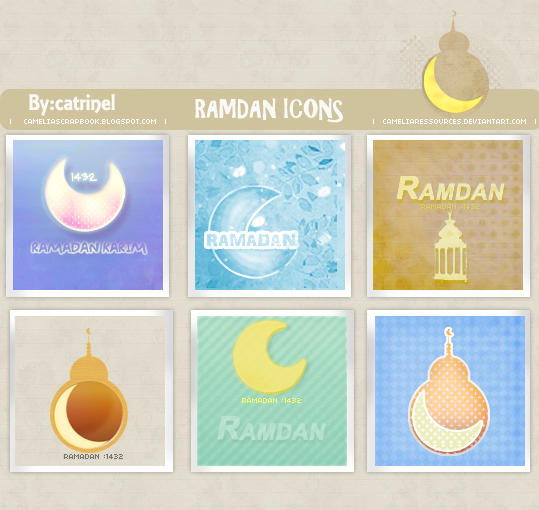 ramadan icons by cameliaRessources on DeviantArt