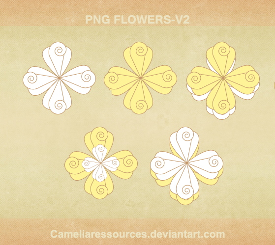 Png Flowers v2 by cameliaRessources on DeviantArt