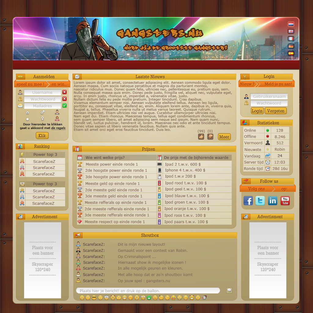 Mafia layout by ScarefaceZ on DeviantArt