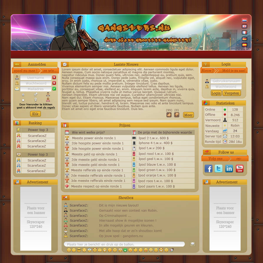 Mafia layout by ScarefaceZ on DeviantArt