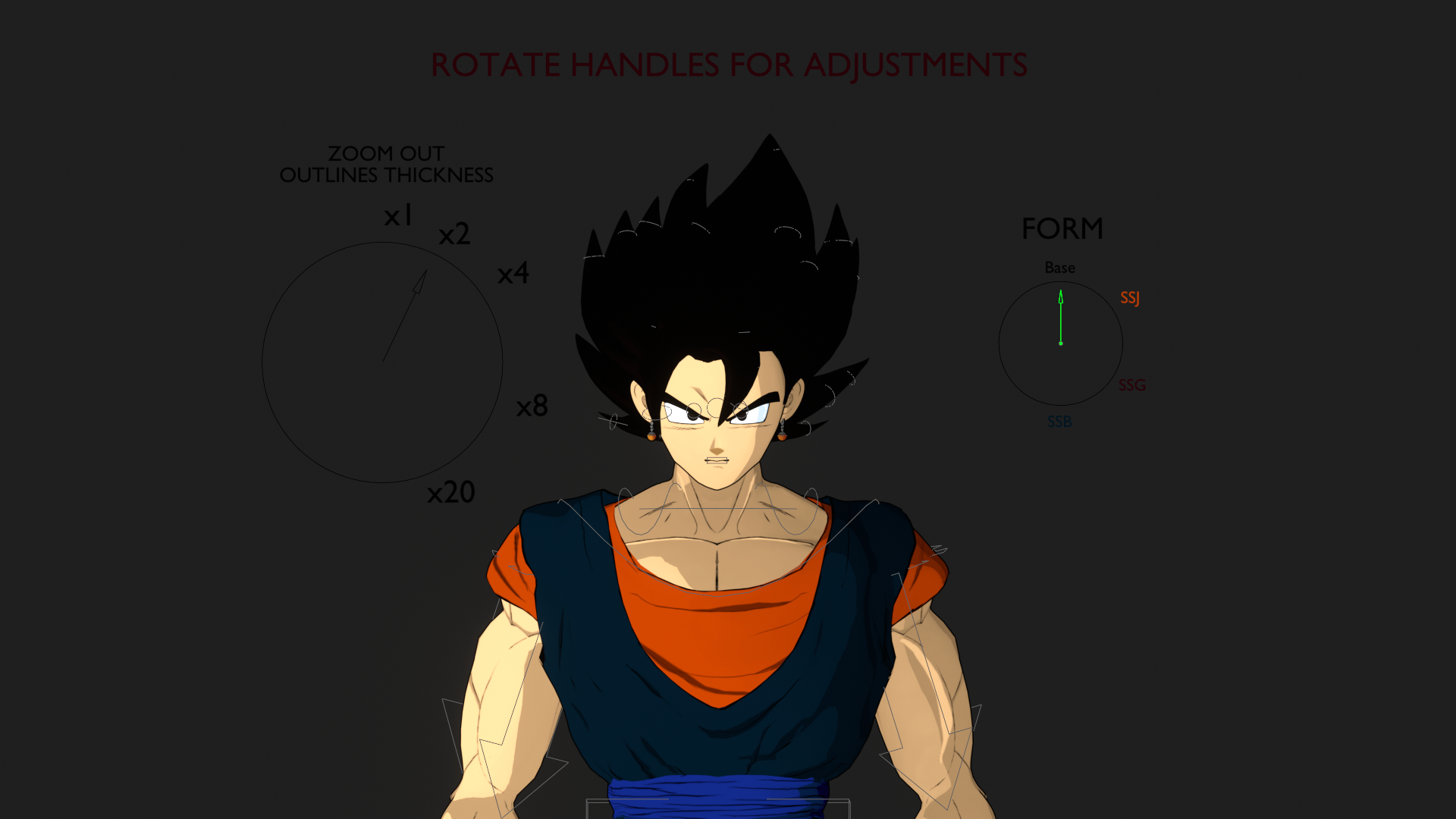 Vegito 3D Model Rigged by FlamelexArt on DeviantArt