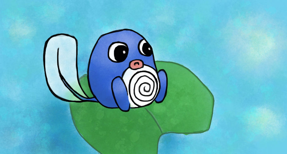 Poliwag gazing at the river by Nouvelleph on DeviantArt