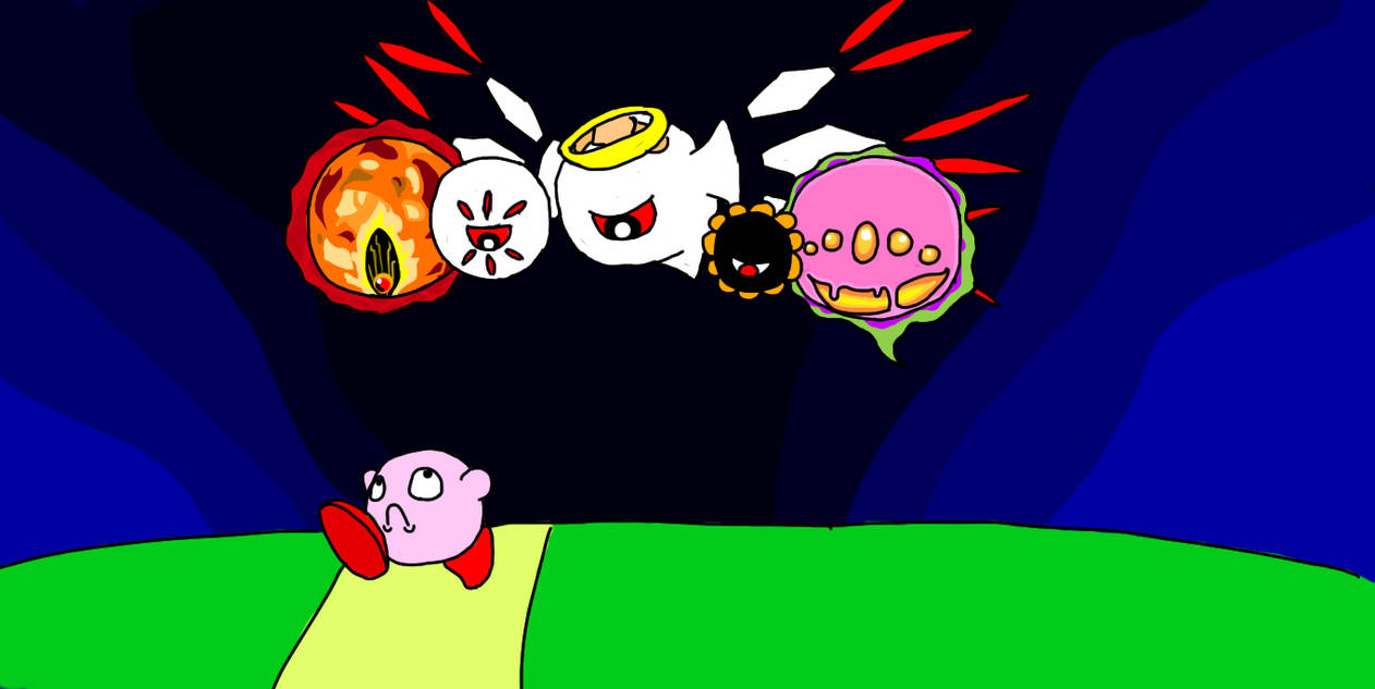Kirby - The Eyes by KingKirbyThe3rd on DeviantArt